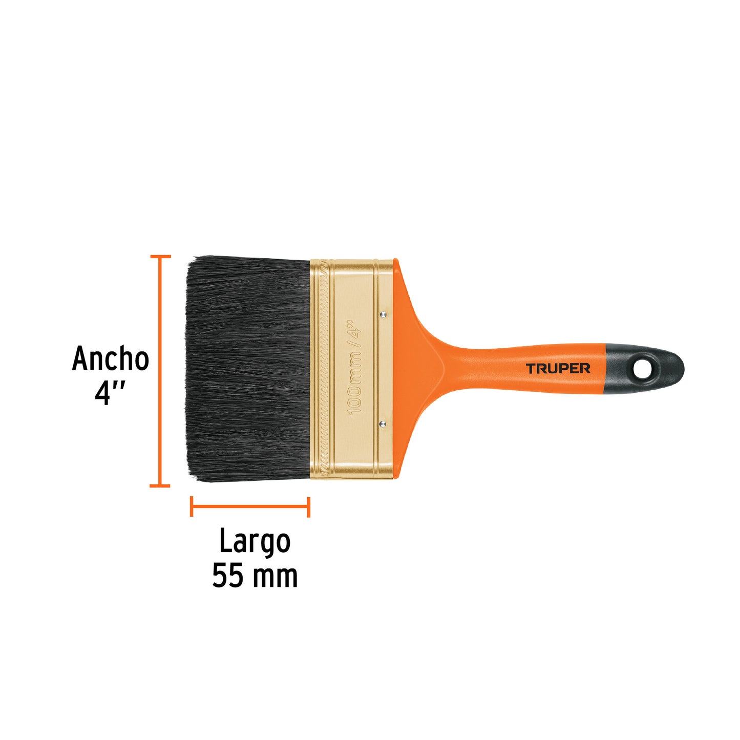 BRT-4 Brocha 4" con mango de plástico – Eltaller Labs